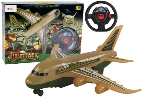 Rc Airplane Remote Controlled Military Camo Lights Remote Control