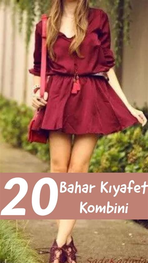 Sezonunun En Güzel Bayan Bahar Kombin Önerileri Bordo Mini Uzun
