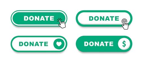 Premium Vector Donate Button Click Button Donate