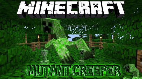 Minecraft MUTANT CREEPER MOD YouTube