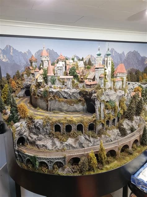 Castle Model Train Layout