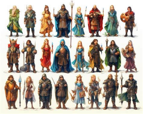 Premium Photo Game Character Sprite Sheet Npc Illustration Isolated