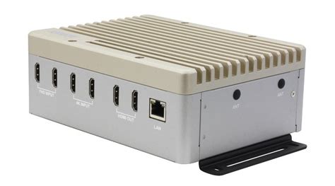 Nvidia Jetson Xavier Nx Fanless Embedded Box Pc Features Four Hdmi