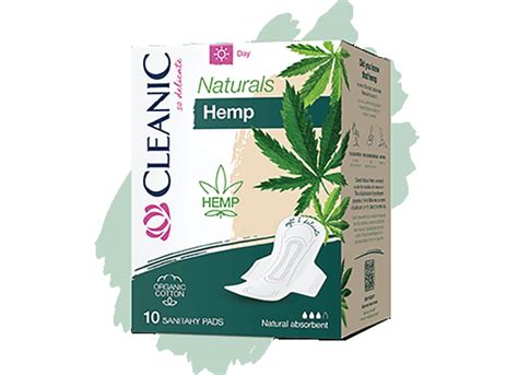 Cleanic Naturals Hemp Day Sanitary Pads Cleanic