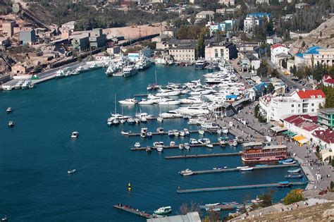 Фото крым, крепость, яхты, балаклава, чёрное море, пирс, катера ...