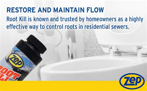 Zep Root Kill 2 Lbs Case Of 4 Zroot24 Root Control In Septic Tanks And Leach