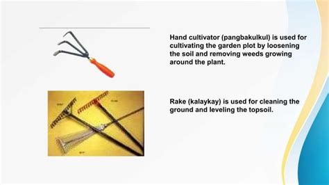 Classification Of Farm Tools Tle Agricrops Productionpptx