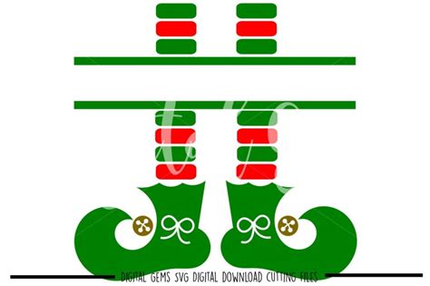 Elf Legs Svg Dxf Eps Png Files By Digital Gems