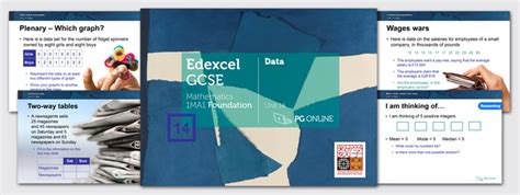 Resources Mathematics Gcse Edexcel Unit 14 Data Pg Online