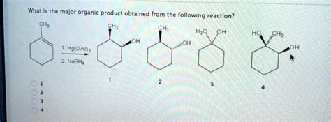 SOLVED: What is the major organic product obtained from the following reaction? CH3CH2OH + CH3COOH