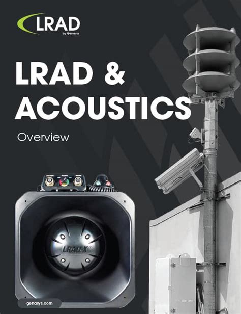 Lrad 450xl Rt Product Guide Genasys