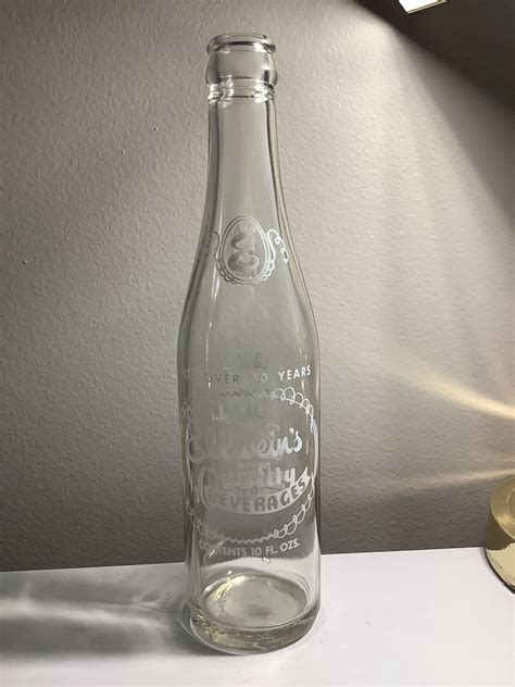 Ellweins Quality Beverages 10oz Acl Soda Bottle Coca Cola Bottling
