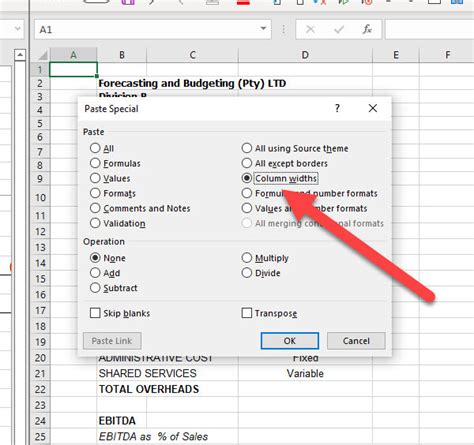 Make Excel Columns Same Widths Across Sheets AuditExcel Co Za