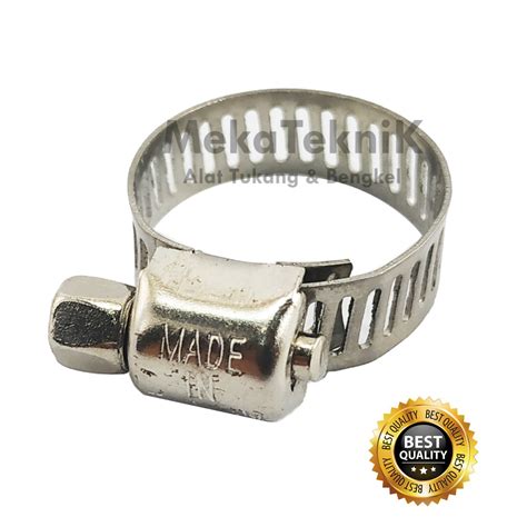 Kleman Selang Stainless Steel 1 2 Isi 5 Pcs Klem Selang Kompresor 1