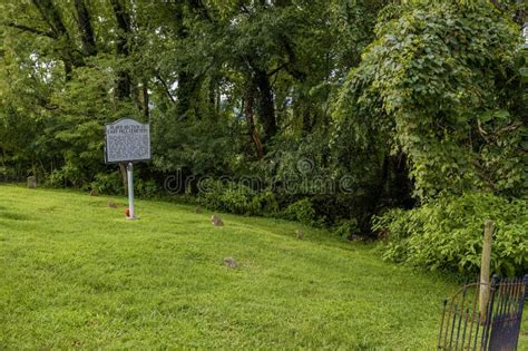 East Hill Historic Cemetery Bristol Virginia USA Editorial