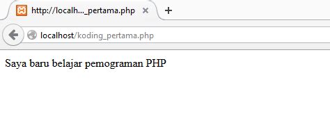 Dasar Dasar Php Koding Pertama Php Untuk Pemula Joncode