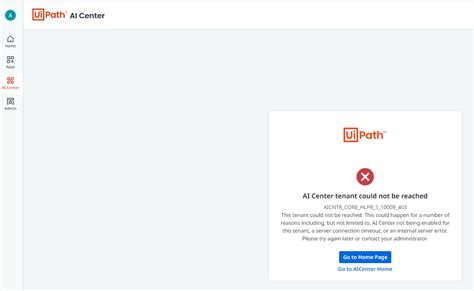 ai center page not opening ai center uipath community forum
