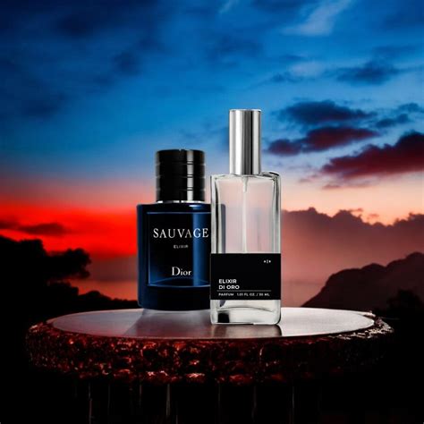 Elixir Di Oro Sauvage Elixir Dior Aroma Espejo