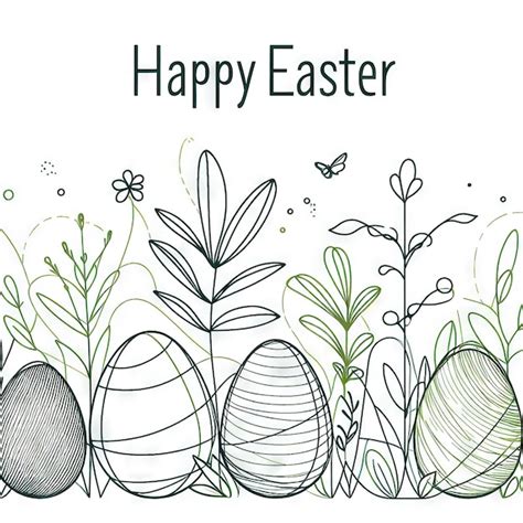 22000 Easter Line Art Pictures