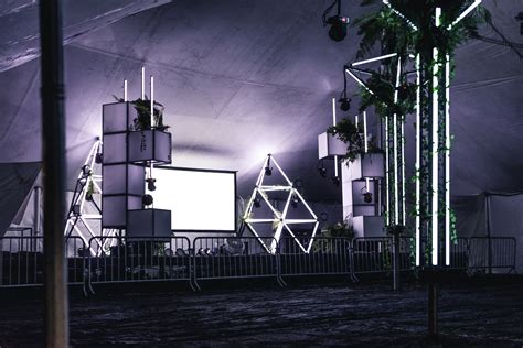 3d Projection Mapping Stage Lighting Design For Summer Meltdown Music