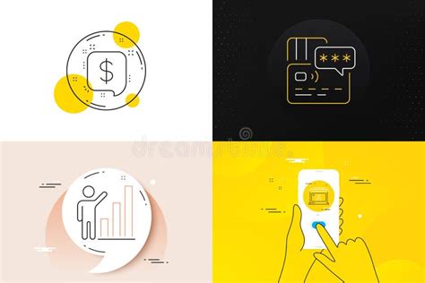 Minimal Set Of Graph Chart Payment Message And Market Seller Line