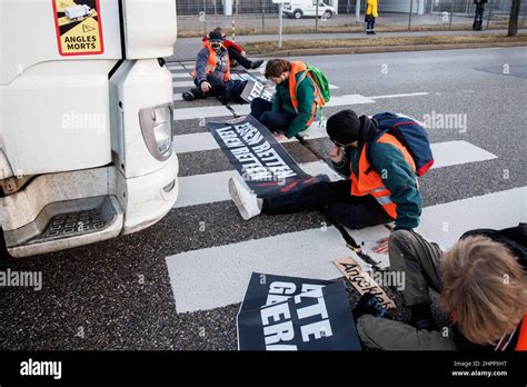 Munich Germany 23rd Feb 2022 Activists From The Group The Last
