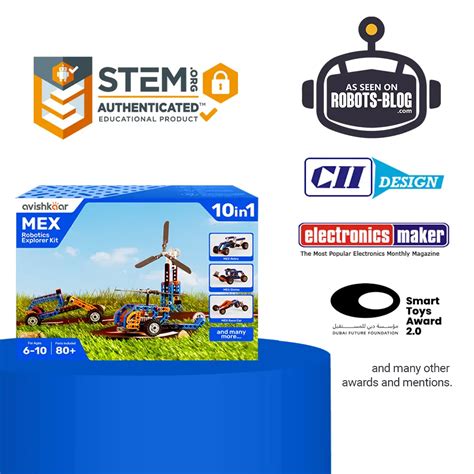 Mex 10 In 1 Robotic Explorer Kit Avishkaar