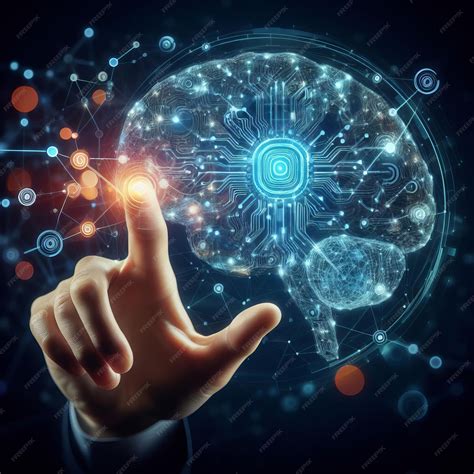 Premium Ai Image Brains Neural Network Artificial Intelligence And