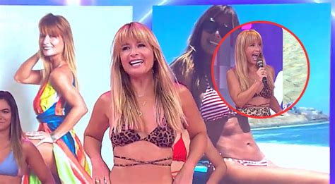Olenka Zimmermann SorprendiÓ A Todos Tras Quitarse La Falda En Vivo Y