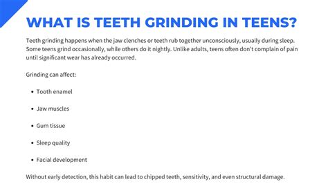 Ppt The Silent Signs Your Teen Might Be Grinding Their Teeth And How