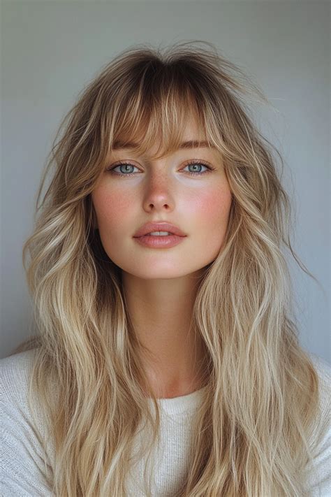24 Stylish Haircuts For Long Hair With Bangs In 2025 Creativebooster