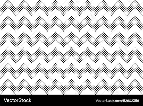 Seamless Zig Zag Dots Pattern Royalty Free Vector Image