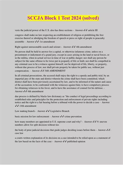 Sccja Block 1 Test 2024 Solved Sccja Stuvia Us