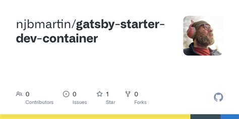 GitHub Njbmartin Gatsby Starter Dev Container