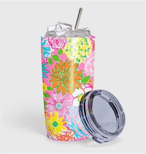 Instant Download Preppy Pink Floral Digital Pattern Preppy Seamless