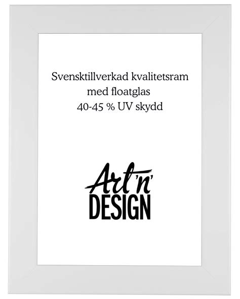 Ram Platt Vit Alla Ramar Artndesign