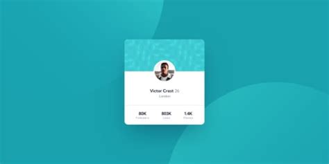Responsive Profile Card Component Using Flex Coding Challenge Solution