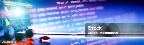 Professional Development Programmer Working Background Coding