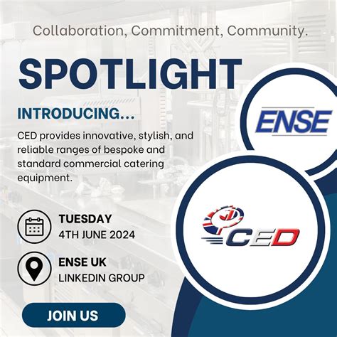 Ense Uk On Linkedin 🌟 This Weeks Spotlight Day Will Be Hosted By Ced Fabrications Ltd …