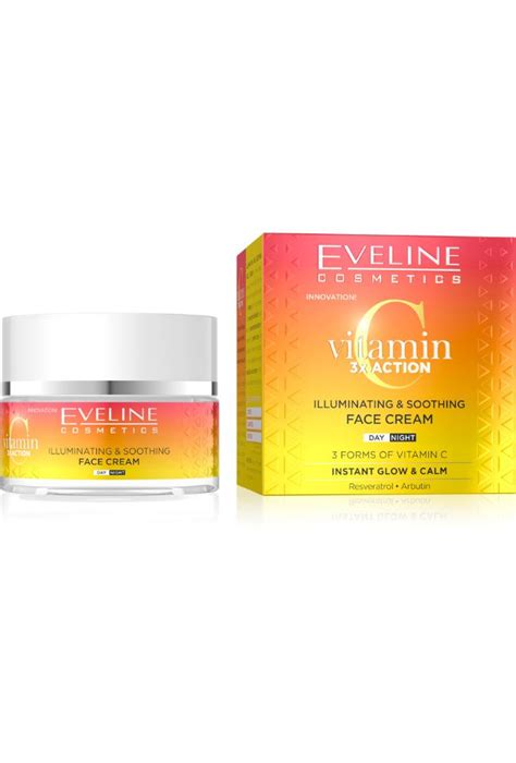 Eveline Vitamin C 3xaction ОЗАРЯВАЩ И УСПОКОЯВАЩ КРЕМ ЗА ЛИЦЕ Glamor
