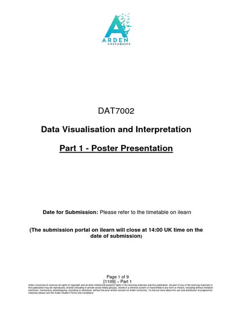 Dat7002 Data Visualisation Interpretation Part 1 1109 Pdf Concept Learning