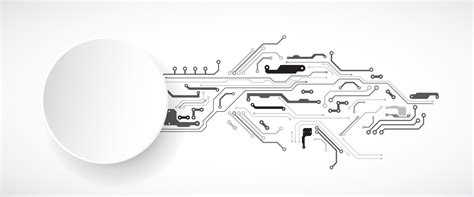 Hi Tech Digital Technology And Engineering Vector Image