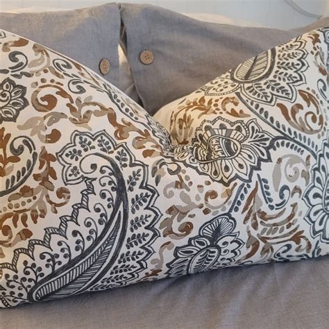 Taupe Throw Pillow Etsy