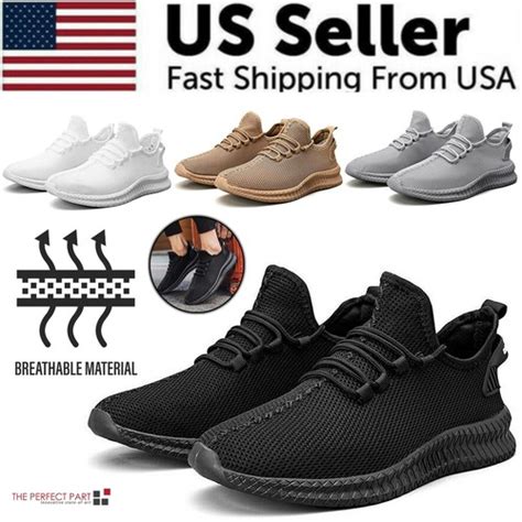 Running Shoes Sneakers Casual Mens Outdoor Athletic Jogging Sports