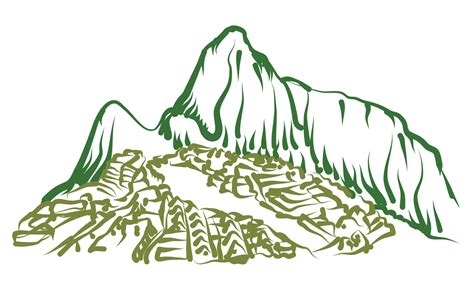 Machu Picchu Vector Art 23064087 Vector Art At Vecteezy