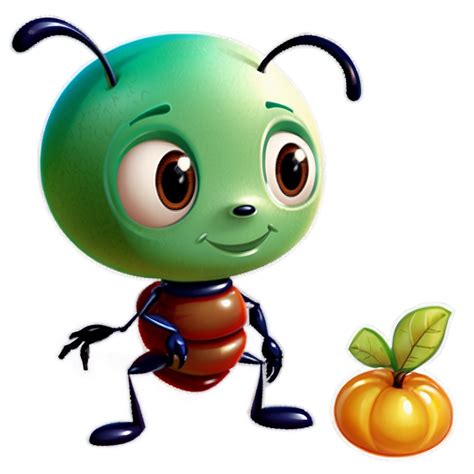 Download Cute Ant Character Png 05242024