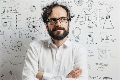 Premium Photo Portrait Of A Talented Engineer Who Thrives On Solving