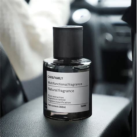 자동차 향 공기 청정기 자동차 실내 장식 유리 병 아로마 테라피 오일 디퓨저 세트 160ml Aliexpress