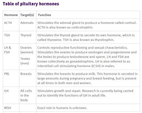Ant Pituitary Hormones Hormones Cortisol Stimulation