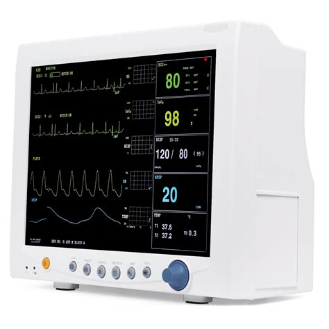 12 Inch Patient Monitor Fda Cleared Diplays Vital Signs Of Etco2 Ecg